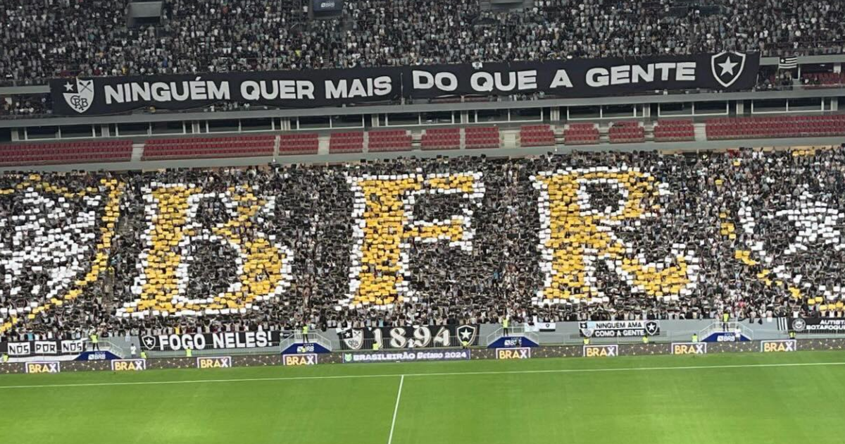Fogão na Capital: Mosaico espetacular marca a força da torcida do ...